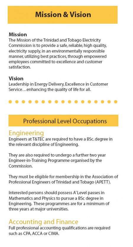 Career Options At The Commission – Trinidad and Tobago Electricity ...