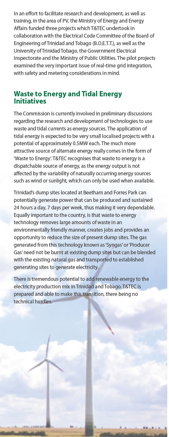Developing Renewable Technologies In Trinidad And Tobago – Trinidad and ...